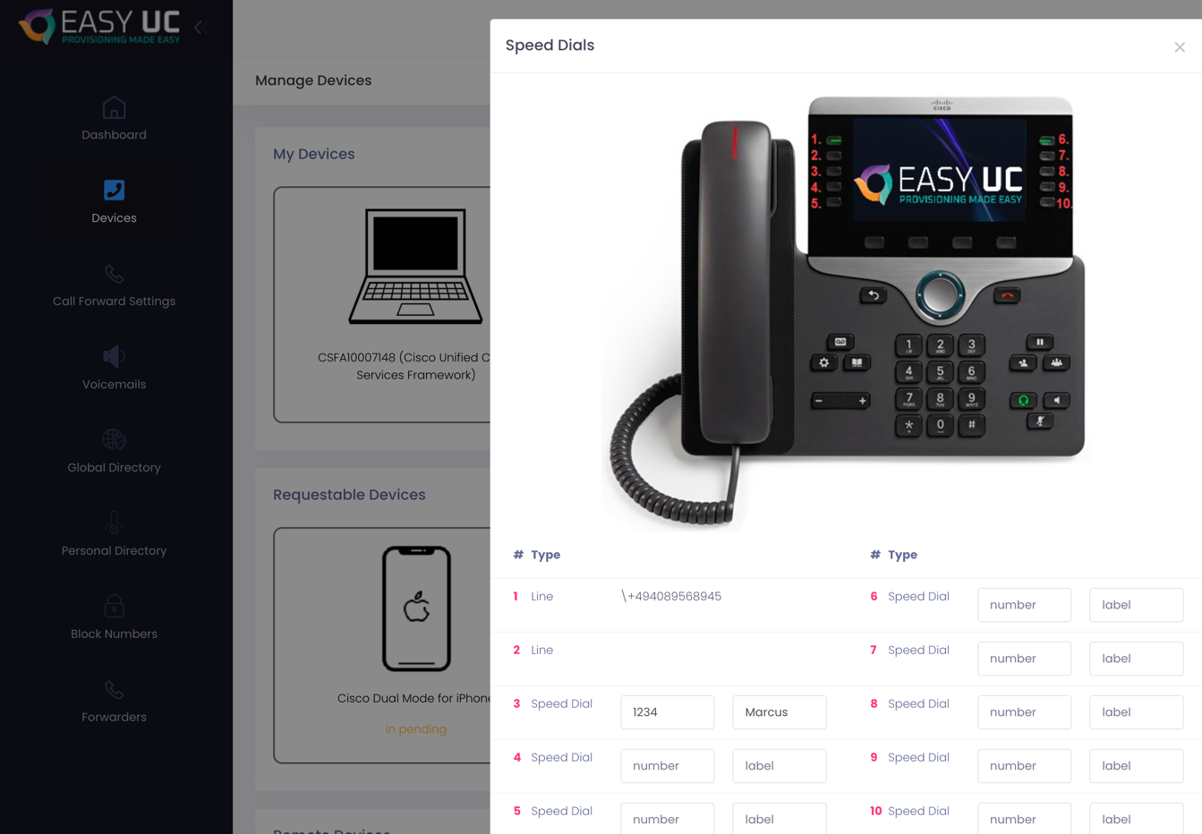 Configure Speed Dials – kb.easy-uc.com