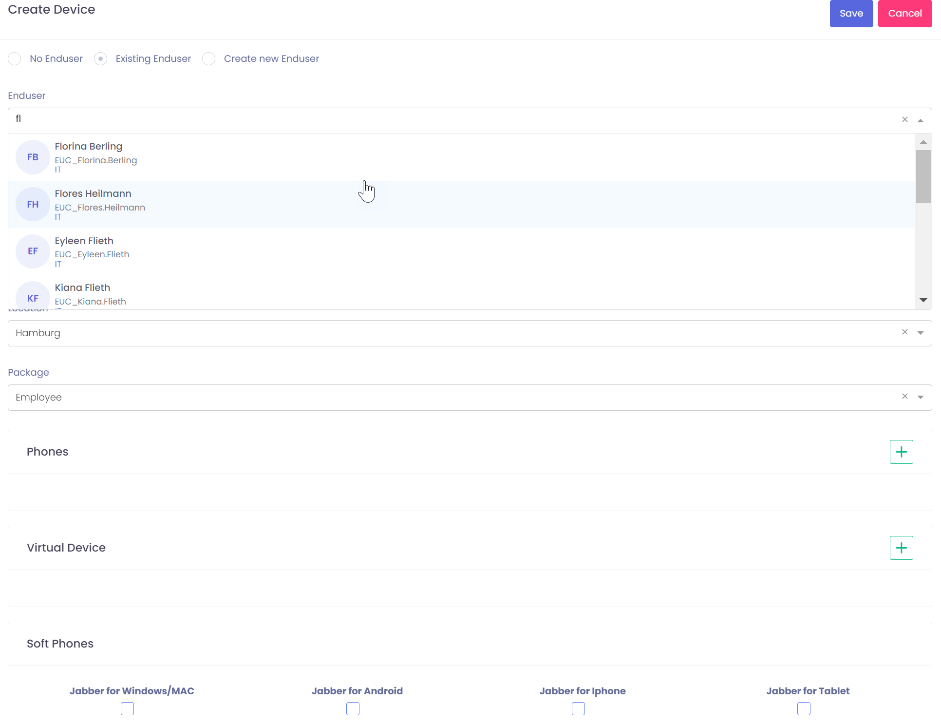 Create Device for a User – kb.easy-uc.com